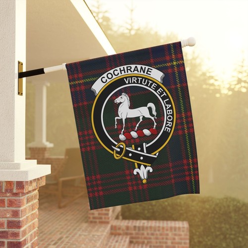 Cochrane Clan Scottish Tartan Garden Flag | eBay