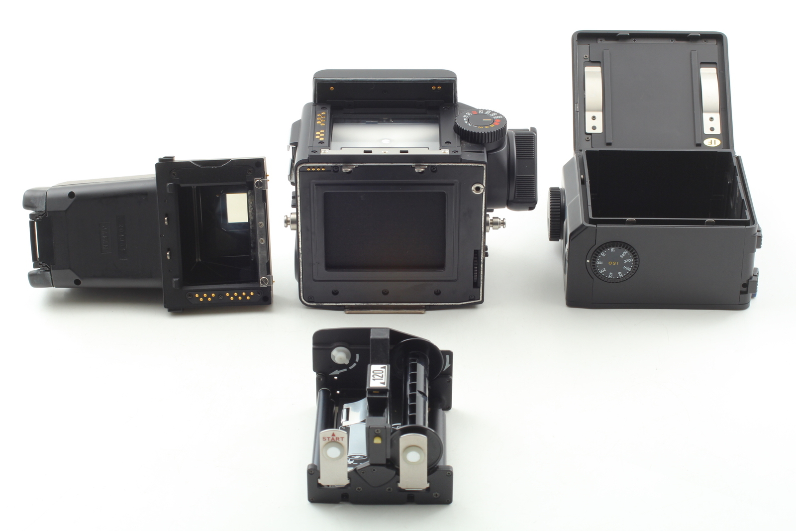 【Near MINT】 Mamiya M645 Super 6x4.5 Camera AE Finder 120 Film Back From ...
