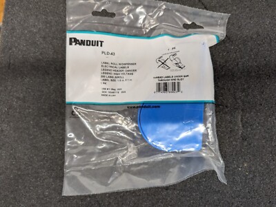 New, Panduit, PLD-43, 1.5-inch X1 200PC ELECTRICAL WARNING LABEL ...