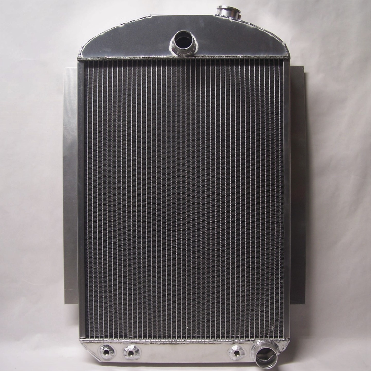 1937 Chevy V8 Aluminum Radiator Car | 37CHEVY | Superior | 2 in Inlet ...