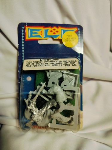 GW WHFB AOS High Elf Silver Helm Captain Mounted NIB Metal OOP 1992 1 ...
