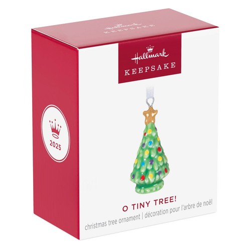 Hallmark 2025 O Tiny Tree! Miniature Porcelain Ornament 1" Mini ...