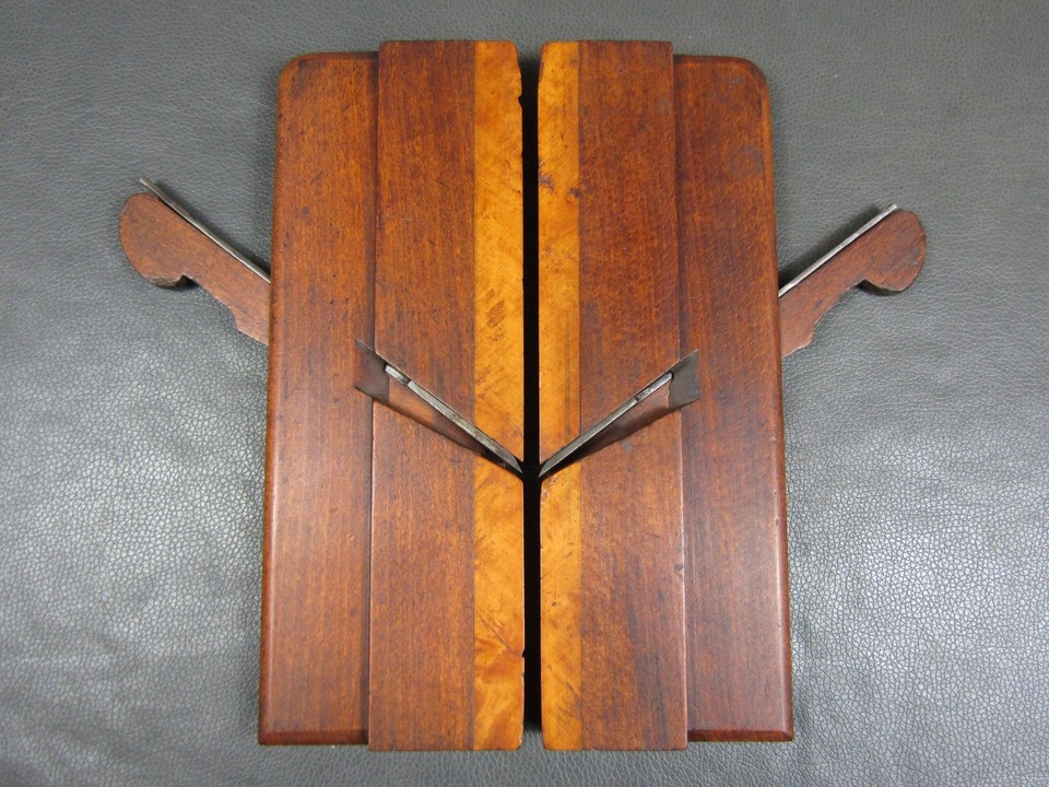 Pair vintage wooden moulding plane snipe bill old tool by Furse ...