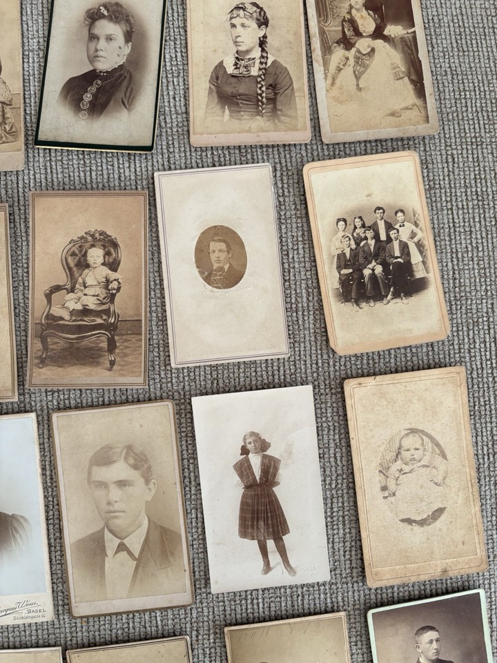 (36) CDV Lot Portraits Man Woman Child Victorian Family | eBay