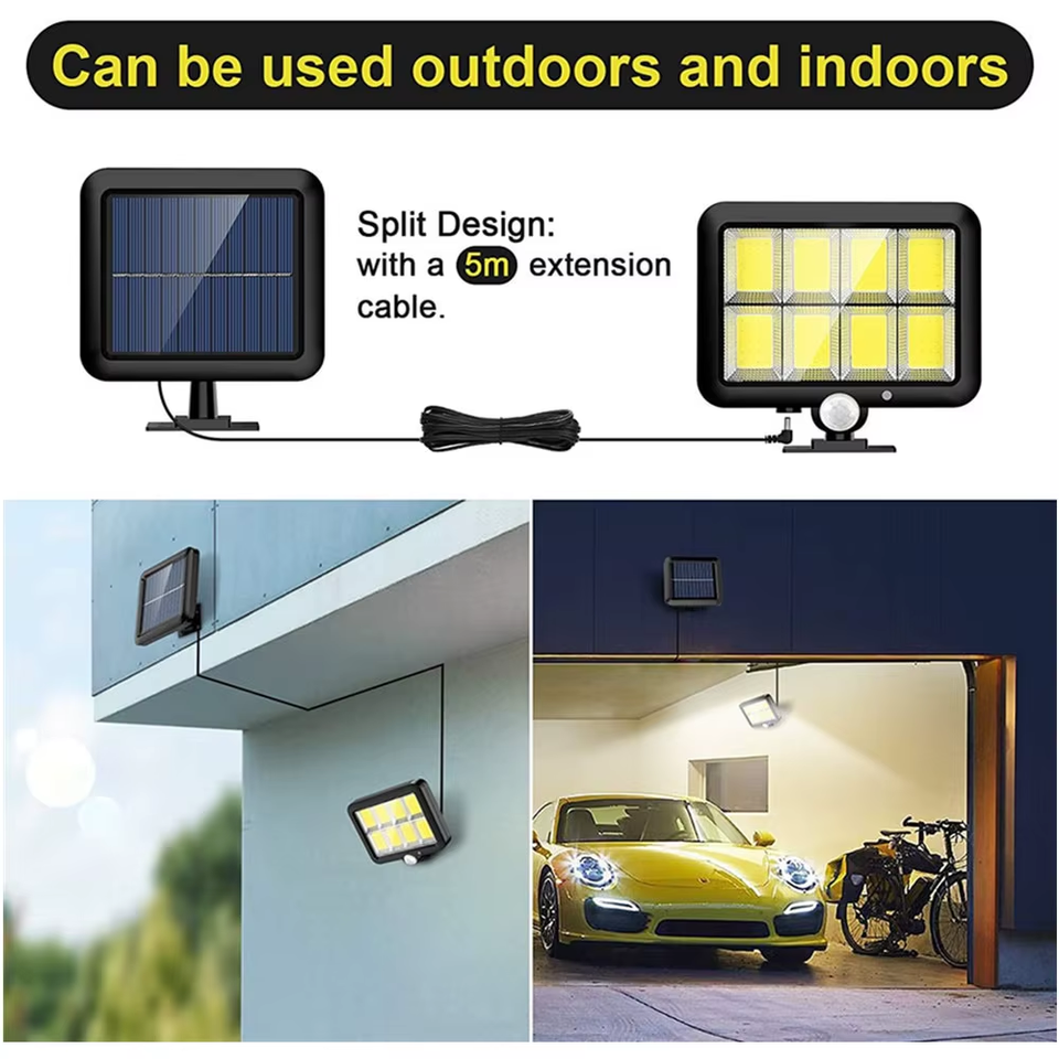 Solar Light Split Wall Lamp Waterproof Outdoor Wall Emergency Street ...
