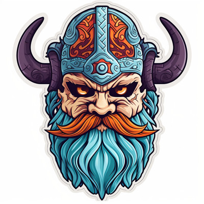 3x Viking Car Stickers 9x9 cm Nordic Viking Helmet Decal | eBay