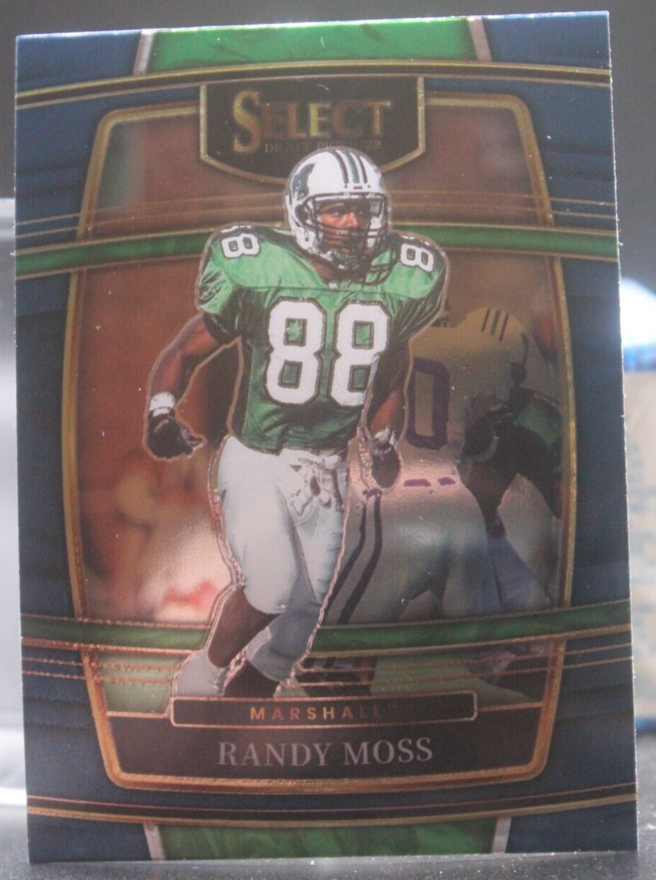 Randy Moss (Marshall Thundering Herd/HOF) - 2022 Panini Select Draft ...