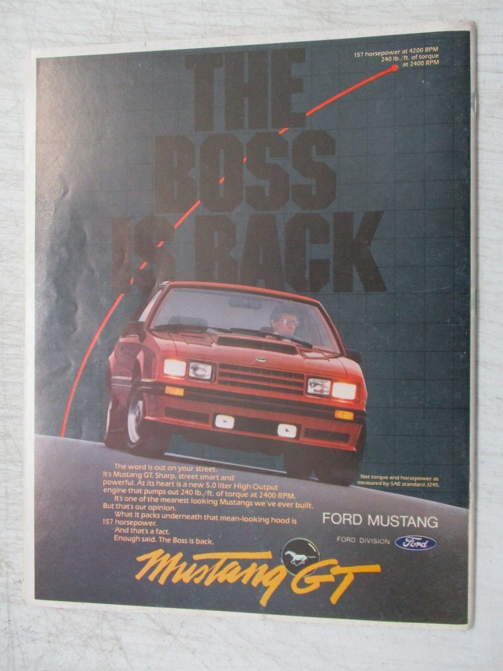 SUPER FORD MAGAZINE JULY 1982 1966 MUSTANG 351 SVO ENGINE BLOCK ROMY ...