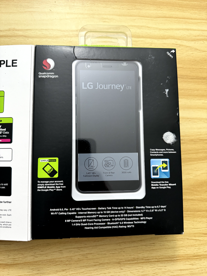 LG Journey LGL322DL - 16GB - Black TracFone -Black Smartphone - New | eBay