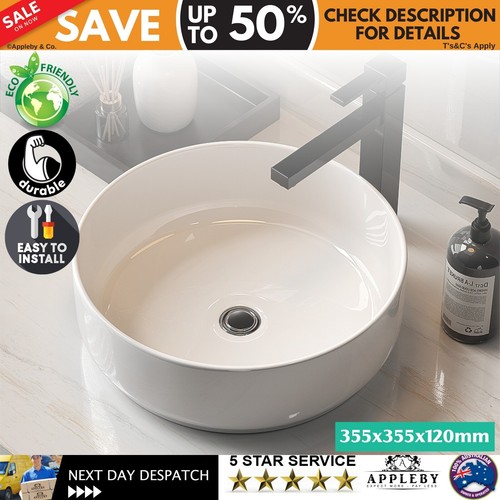 Bathroom Ceramic Basin Above Counter Top Vanity Hand Wash Sink Bowl ...