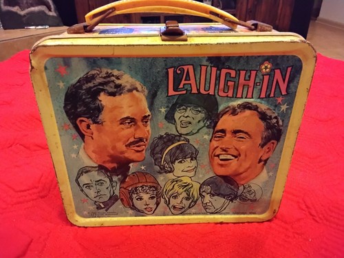 Vintage 1968 LAUGH-IN Metal Lunchbox NO THERMOS Lunch Box | eBay