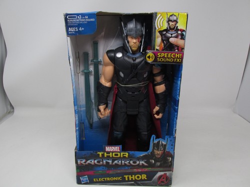 NEW Marvel Thor Ragnarok Electronic Thor Hasbro Figure Speech Sound FX ...