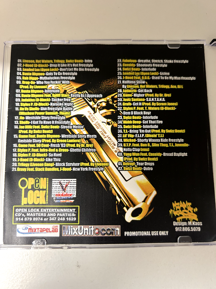 DJ L CITY OF GODS VOL 1 NYC PROMO HIP HOP MIXTAPE MIX CD | eBay