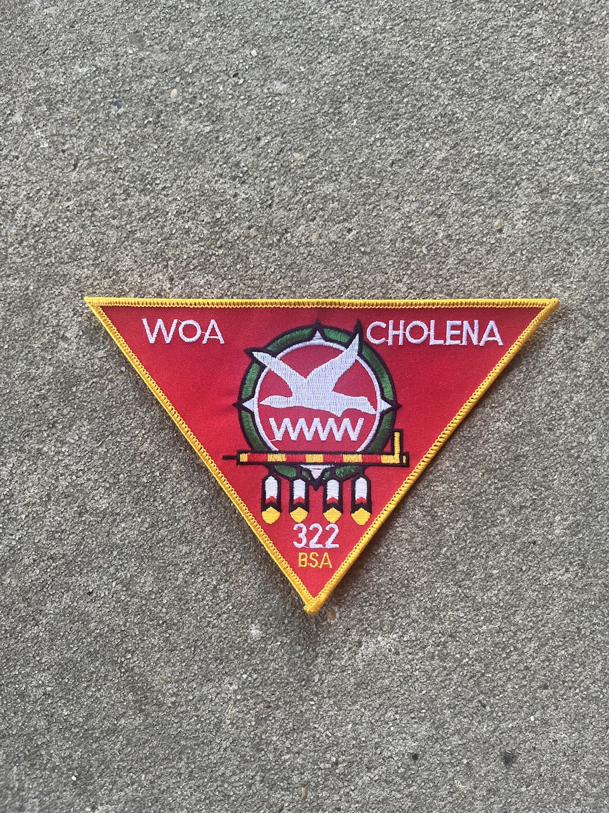 Vintage Boy Scouts OA Cholena Lodge 322 Triangle Patch – Order of the ...