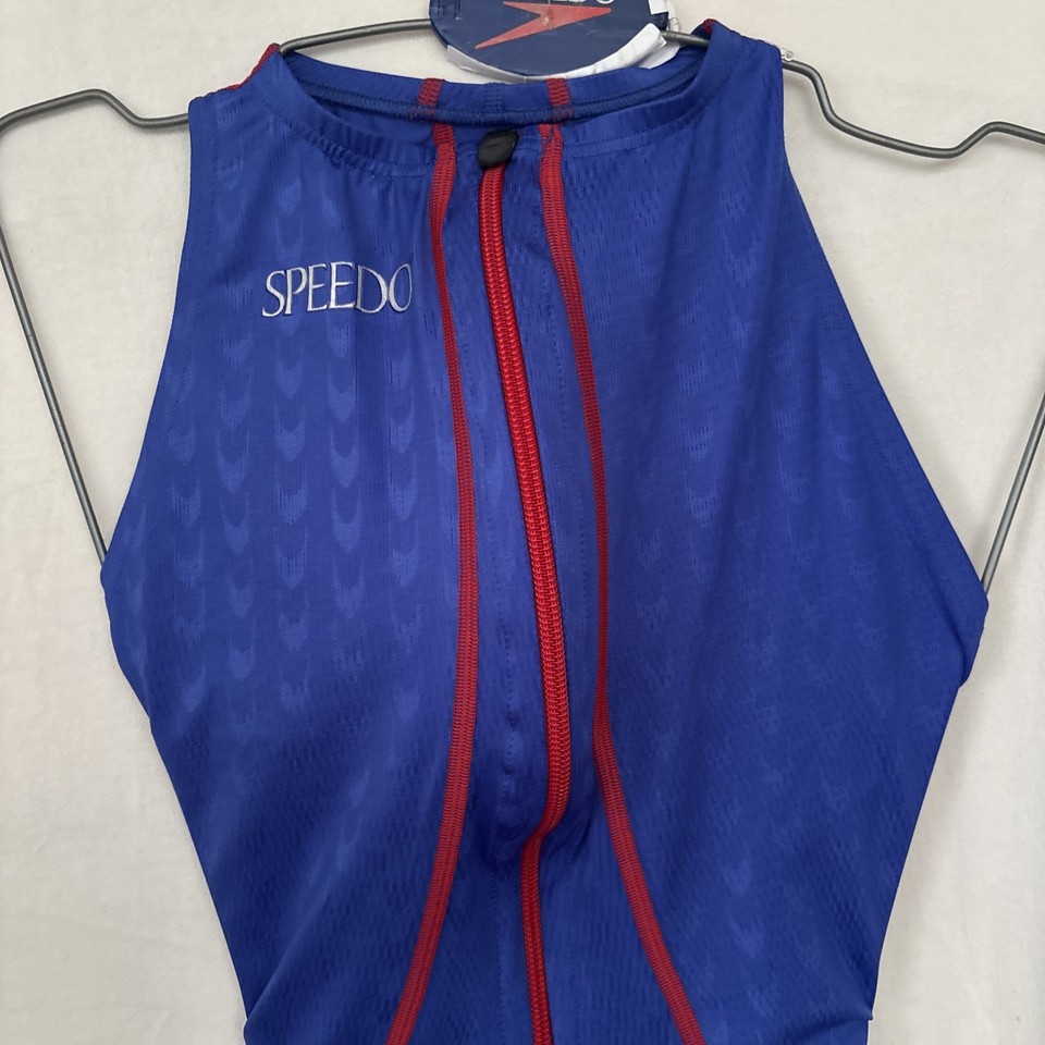 Speedo Zip Front Fastskin Bodyskin Non Arm Size L 44 chest (See ...