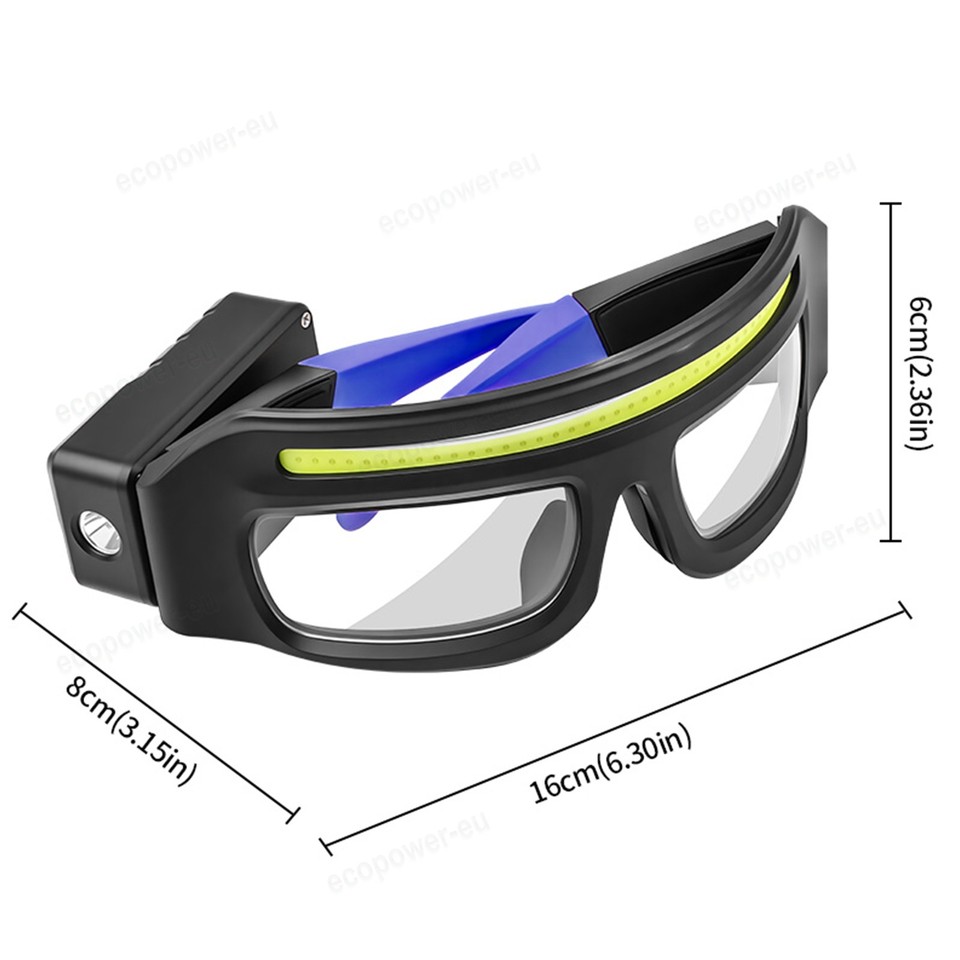 XTE+COB Eyeglass Headlamp Night Buddy Motion Sensor Head Torch ...