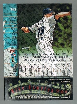 1997 Topps Stadium Club members only parallel MIKE HAMPTON #352 ASTROS ...