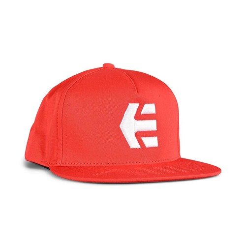 Etnies Icon Snapback Cap – Red/White 194691228895 | eBay