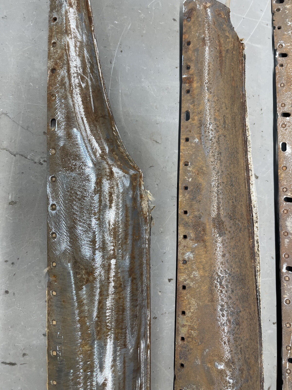 1967-1968 Chevy Impala Door Upper Rails Panel Interior Front Rear ...