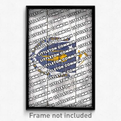 Littleton Common Massachusetts Poster (MA City Souvenir 11x17 Town ...
