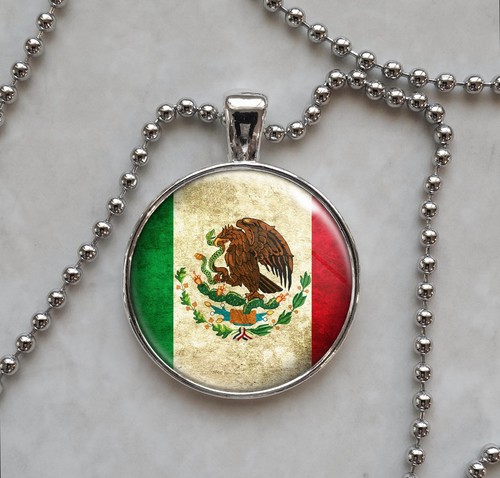 Mexican Flag Mexico Bandera de México Pendant Necklace | eBay