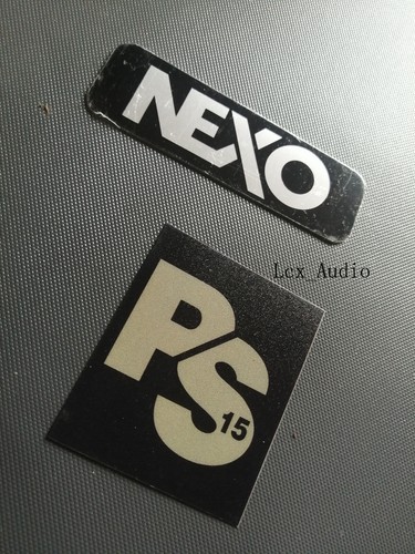 2 Sets Replacement NEXO PS15 Speaker logo Badge Aftermarket | eBay