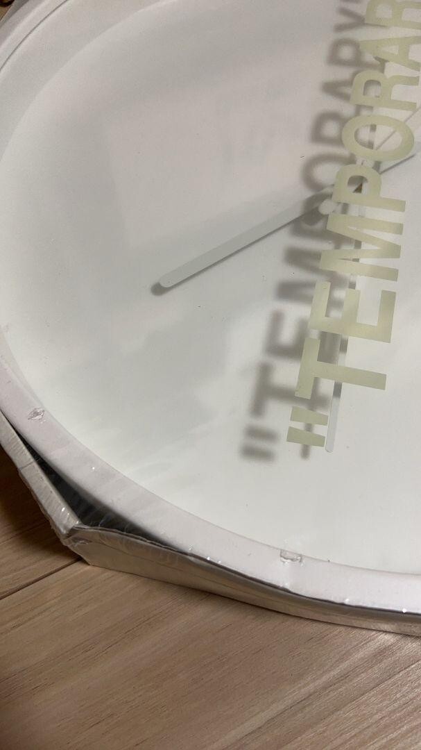 Virgil Abloh x IKEA MARKERAD TEMPORARY Wall Clock OFF-White Round | eBay