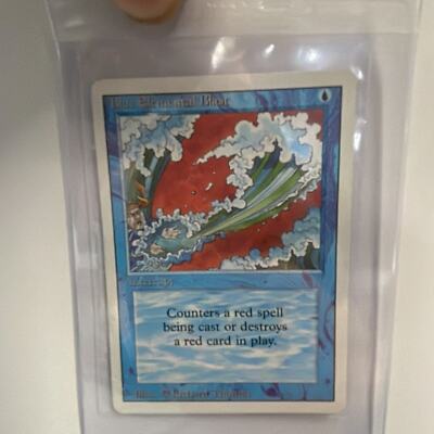 Blue Elemental Blast Interrupt Revised Edition MTG Magic The Gathering ...