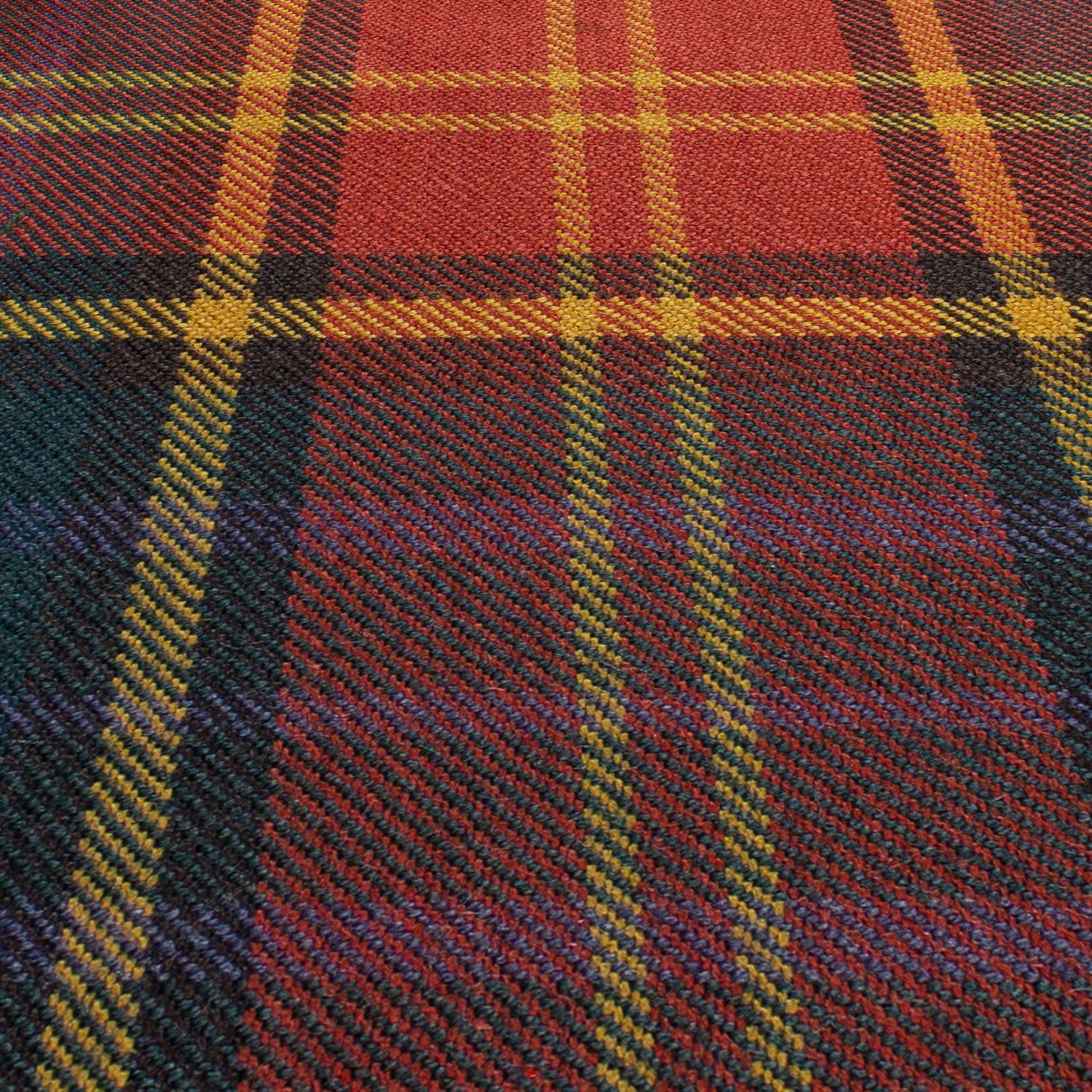 Irish Tartan Fabric Material Medium Weight County Roscommon New Wool 1 ...