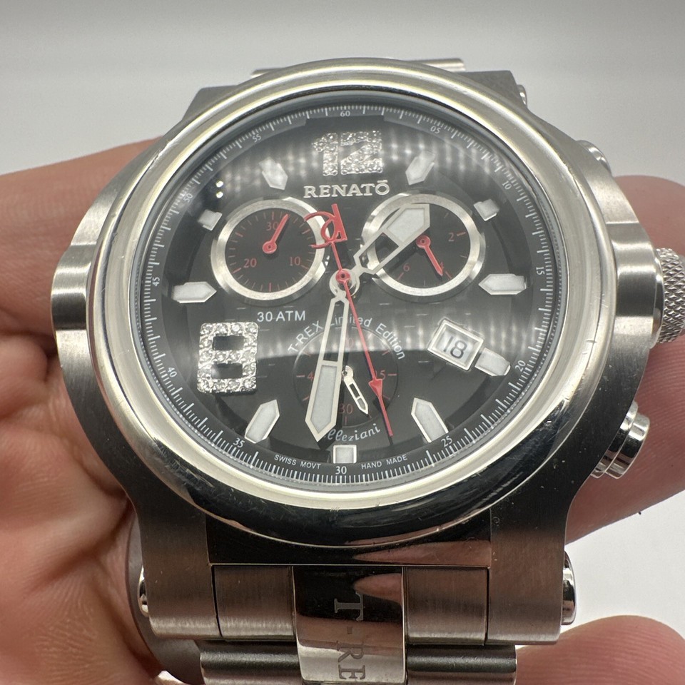 MENS RENATO T-REX HYBRID COLLEZIONI LIMITED EDITION WRISTWATCH FREE ...