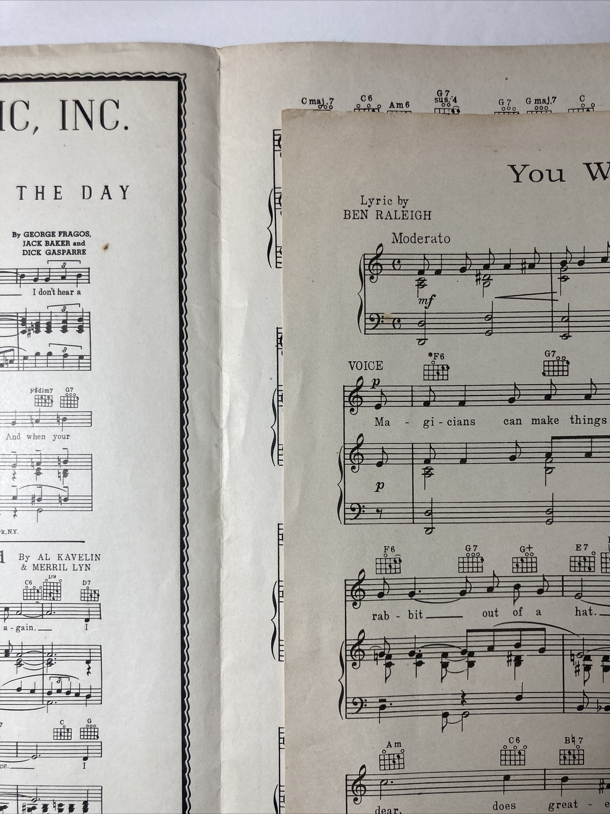 You Walk By Vtg Sheet Music Ben Raleigh Bernie Wayne 1940 | eBay.de
