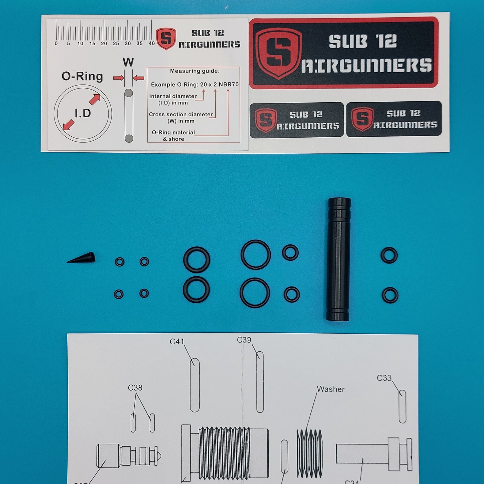 FX Impact / Crown / Dreamline / DRS / King /Panthera REG O RING KIT ...