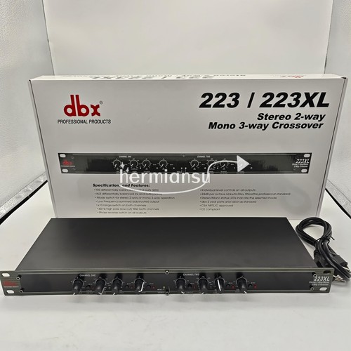 DBX 223XL Stereo 2-Way/Mono 3-Way with XLR Connectors Crossover 110V 50 ...