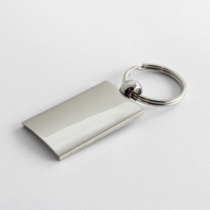 Ford Logo Black Rectangular Authentic Chrome Key Fob Keyring Keychain ...