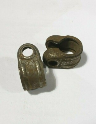 Vintage LIL INDIAN RUTTMAN Mini Bike 7/8" Handlebar Clamp unplated ...