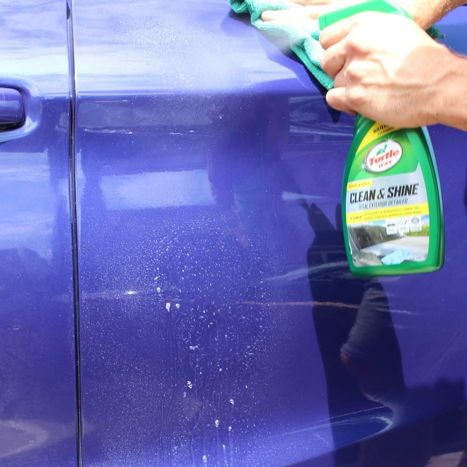 Turtle Wax Quick Easy Clean & Shine Detailer Waterless Car Wash Wax ...