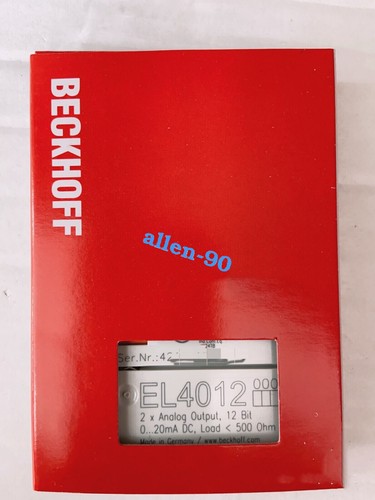 EL4012 PLC Modules EL4012 Brand New In Box Fast shipping via DHL or ...