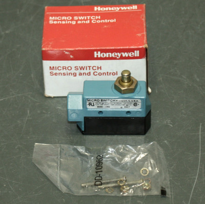 Honeywell Limit Micro Switch BZE6-2RQ, Plunger, 15A @ 600V AC, Non Plug ...