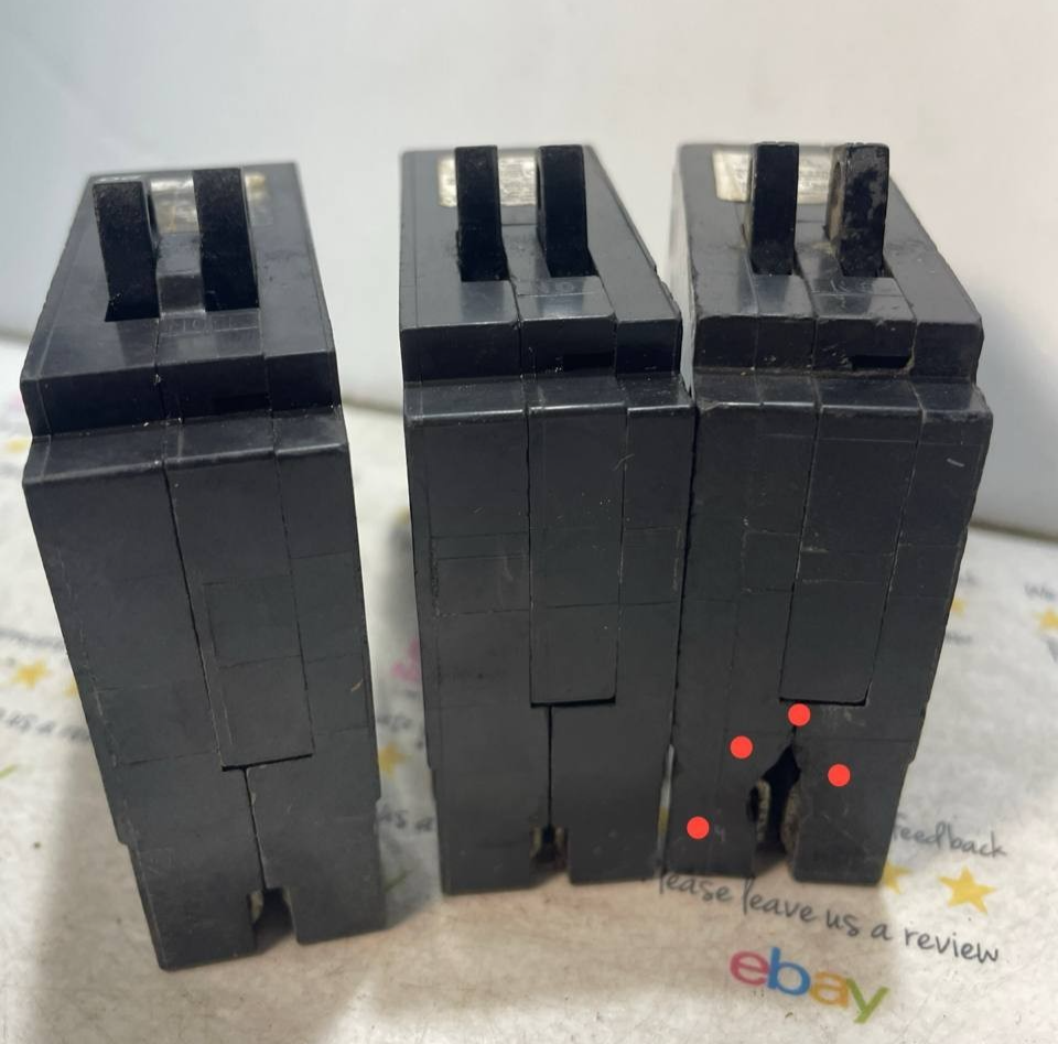 3 Homeline HOMT2020 Two 1 Pole 20 Amp 120/240V Tandem Plug In Square D ...