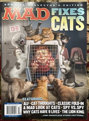 MAD Magazine Special FIXES CATS 2025 ~ A Mad Look At Cats Spy Vs Spy More | eBay
