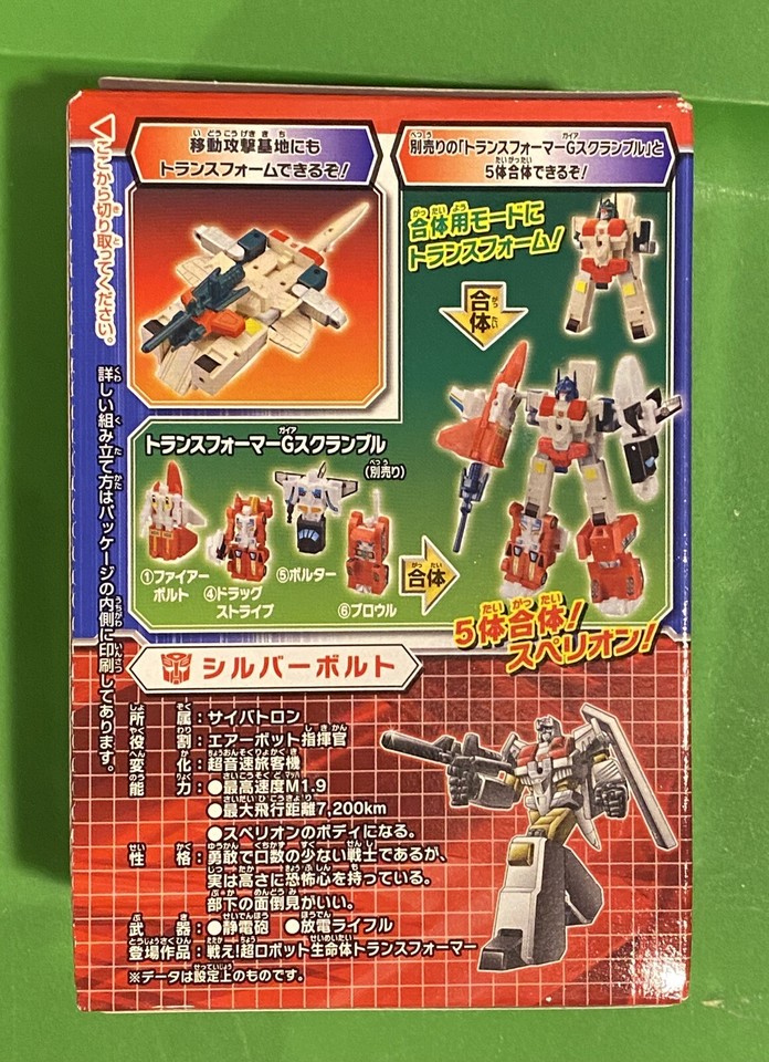 Kabaya Transformers Silver bolt Model Kit | eBay