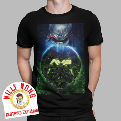 Alien vs Predator T-Shirt 80s 90s Retro Movie Tee Classic Vintage Gift ...