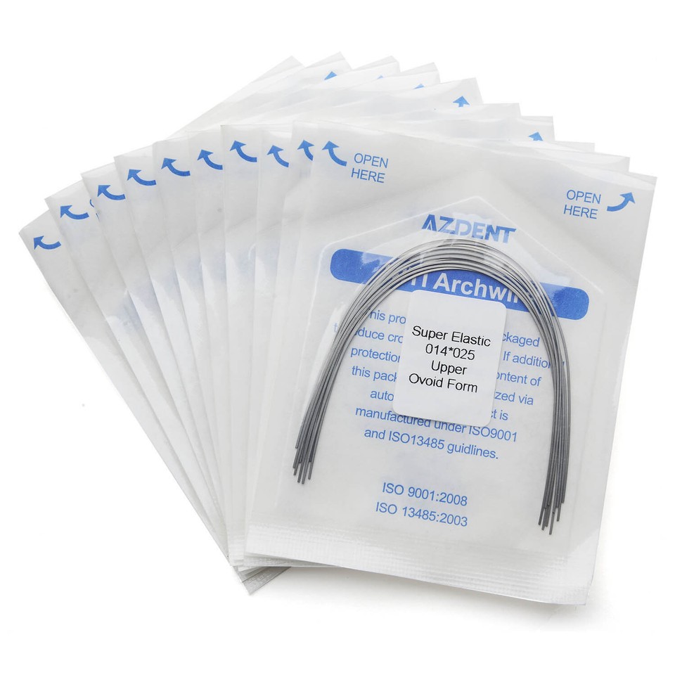 AZDENT Dental Orthodontic Super Elastic Niti Rectangular Arch Wires ...