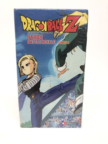 Dragon Ball Z VHS VCR Tape Video Babidi Battle Royal New Factory Sealed ...