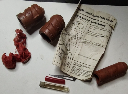 Vintage Cutter Laboratories Snake Bite Kit Berkley California USA | eBay