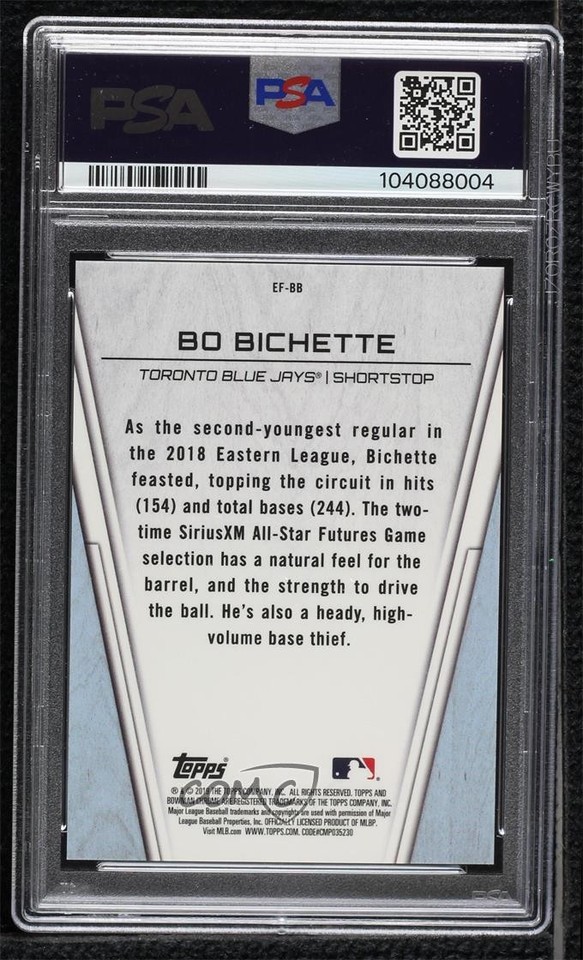 2019 Bowman Chrome Elite Farmhands Orange Refractor /25 Bo Bichette #EF ...