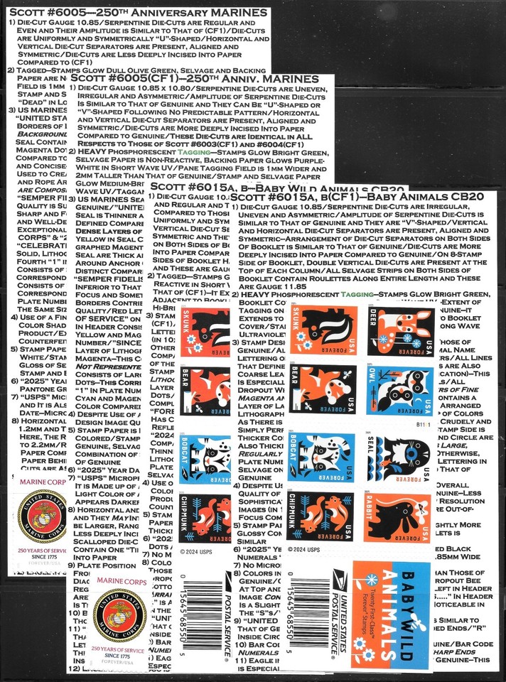 COMPLETE 2025 CF + GENUINE Commemorative, Special, Priority Stamps Set ...