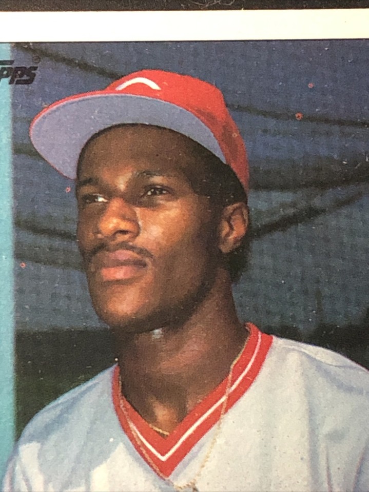 1985 Topps Eric Davis Rookie #627 Mint! Error Pink Dots Rare One Of A ...