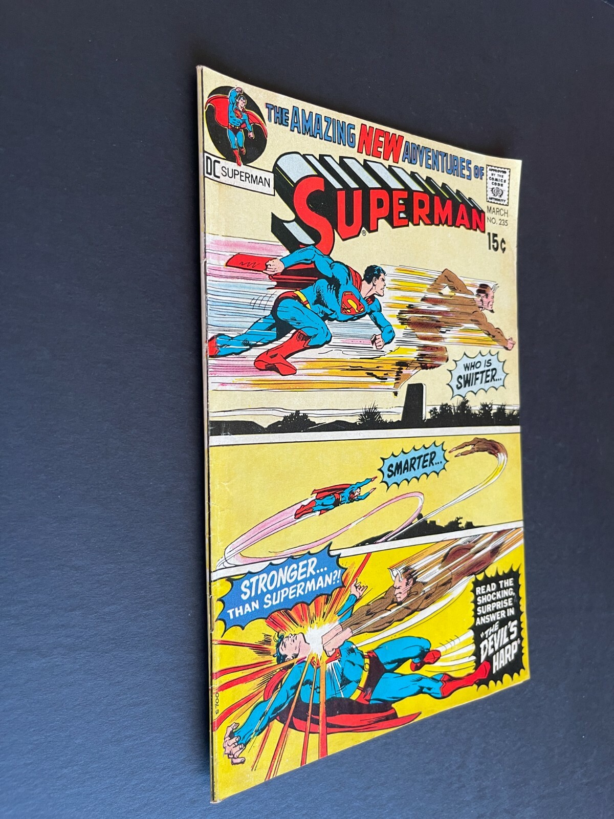 Superman #235 - Sinister Scream of the Devil's Harp! (DC, 1971) | eBay