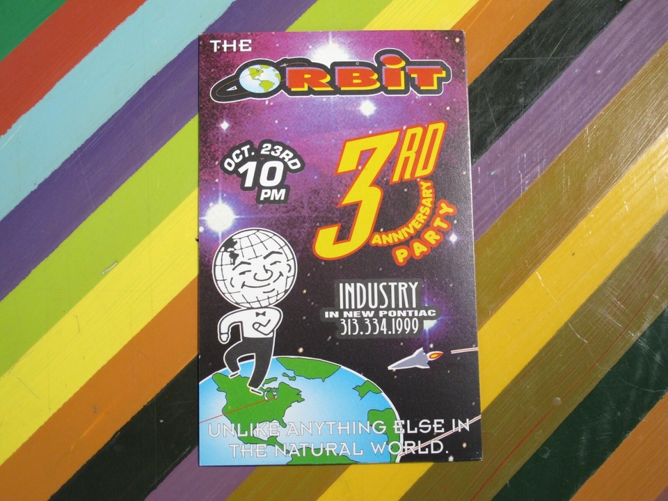 vtg 1990s 2000s Rave Music Dance Event Flyer - Detroit Hardkiss St ...